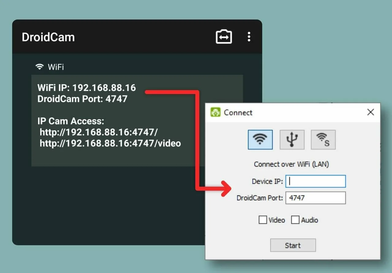 DroidCam: Как пользоваться и подключить через USB