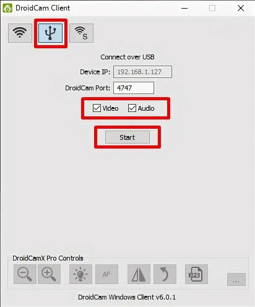 DroidCam: Как пользоваться и подключить через USB
